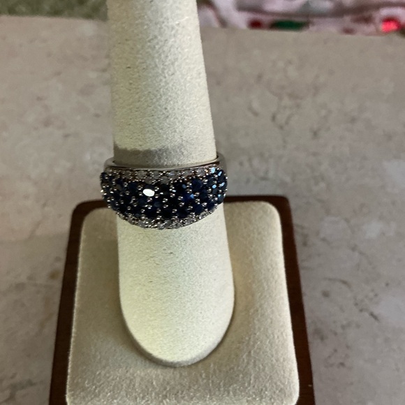 Swarovski | Jewelry | Swarovski Deep Blue Crystal Ring | Poshmark